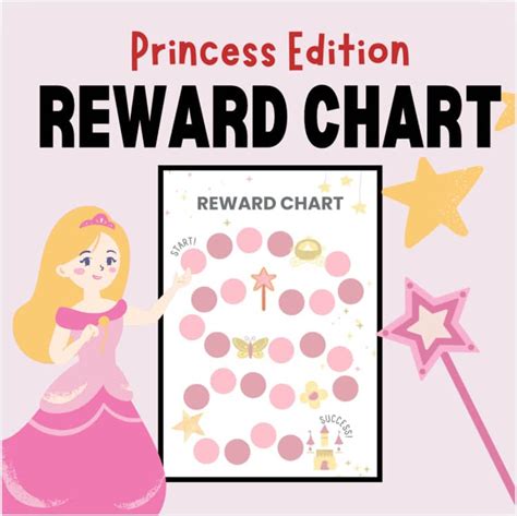 Princess Reward Chart By Waaa Tpt
