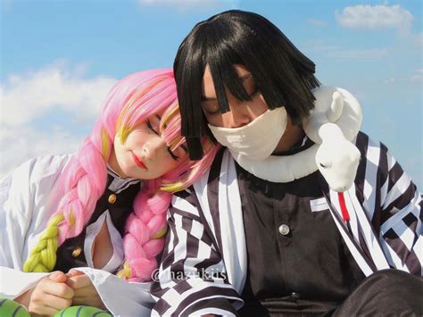 Me And My Bf Cosplaying Mitsuri And Obanai 🌷 Hope You Like It Hazukiis