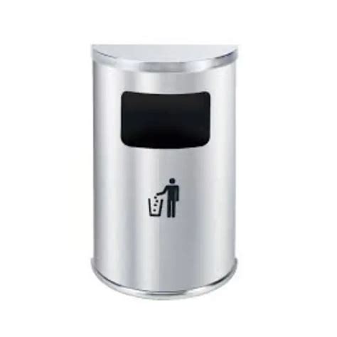 Thùng Rác Inox Bán Nguyệt Inox Sang Trọng