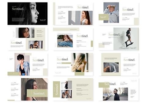 Sentinel Powerpoint Template Presentation Templates ~ Creative Market