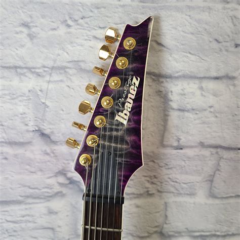 Ibanez Prestige S5527qfx 7 String Electric Guitar Mij Dark Purple Do
