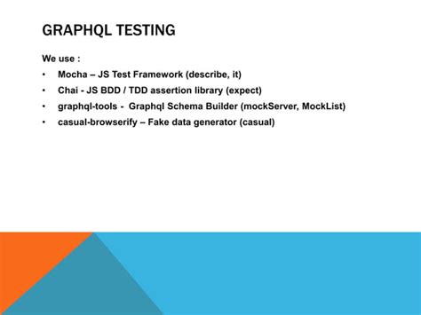 Nevermore Unit Testing PPT