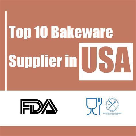 Top 10 Bakeware Supplier In Usa