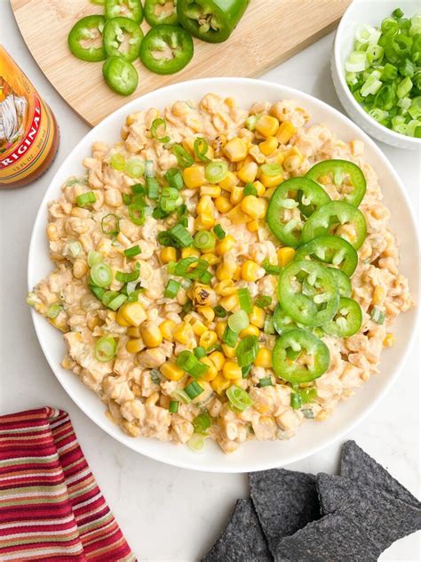 Easy Corn Dip With Cream Cheese Hot Or Cold Midwestern Homelife