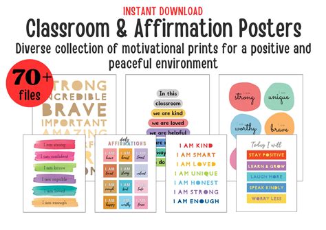 Classroom And Affirmation Posters Etsy