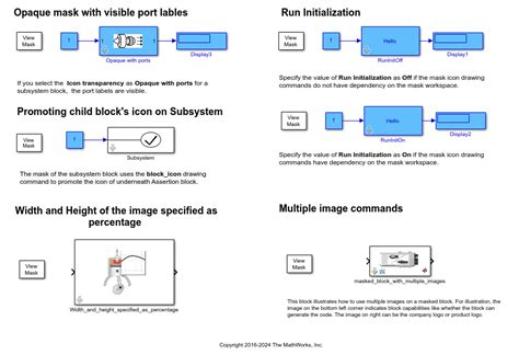 Draw Mask Icon Using Drawing Commands Matlab And Simulink