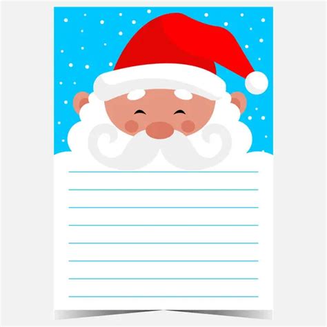 Santa List Blank векторна графіка зображення Santa List Blank малюнки Скачати з Depositphotos