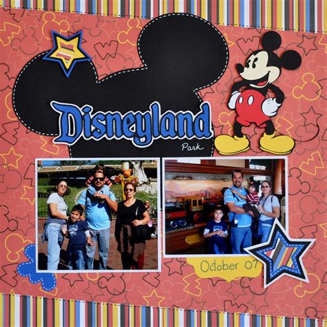 Disneyland 2007 Disney Scrapbooking Layouts Disney