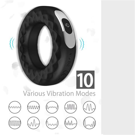Vibrating Ring Cock Penis Ring Vibrator For Men Couple Cock Ring Penis Rings For Adult Sex