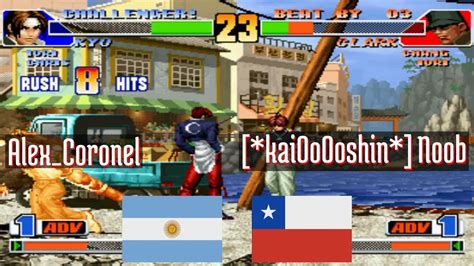FT Kof Alex Coronel AR Vs KaiOoOoshin Noob CL King Of Fighters Fightcade Jan
