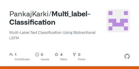 github pankajkarki multi label classification multi label text