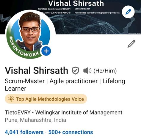 vishal shirsath on linkedin agile topvoice linkedinrecognition 11 comments