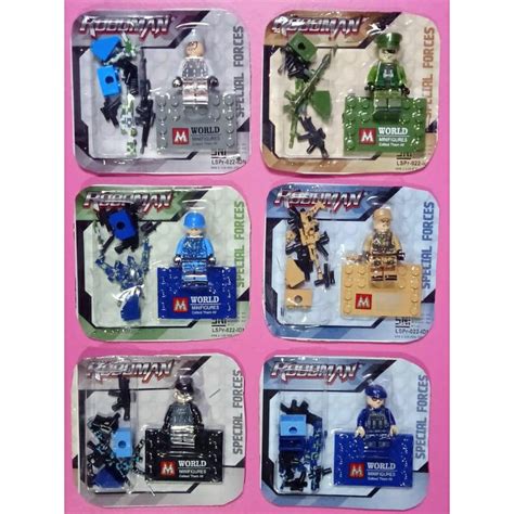 Roboman Toy Lego Army And Police Shopee Malaysia
