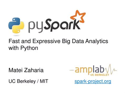 ppt fast and expressive big data analytics with python powerpoint