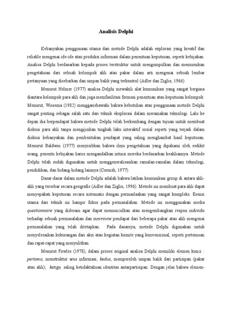 Analisis Delphi Pdf