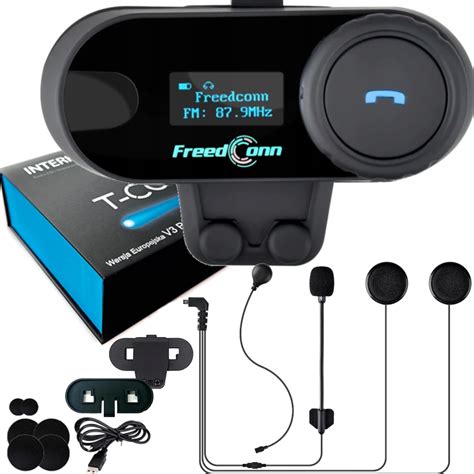 Sistem De Comunicare Moto Intercom Freedconn T Com Sc V3 Pro Bluetooth 5 0 Emag Ro