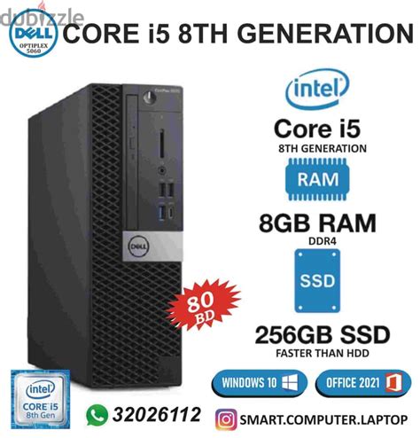 Dell Core I5 8th Generation Computer Ddr4 8gb Ram And M 2 Ssd 256gb Desktop Computers 105023382