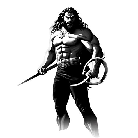 Jason Momoa Warrior Graphic · Creative Fabrica