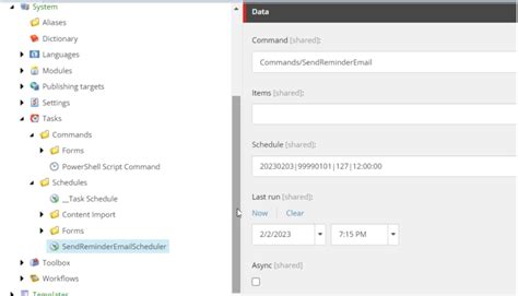 Create A Scheduled Task In Sitecore Perficient Blogs
