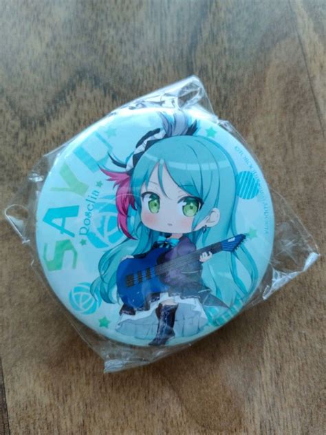 Bang Dream Hikawa Sayo Roselia Can Badge Chibi Hobbies And Toys