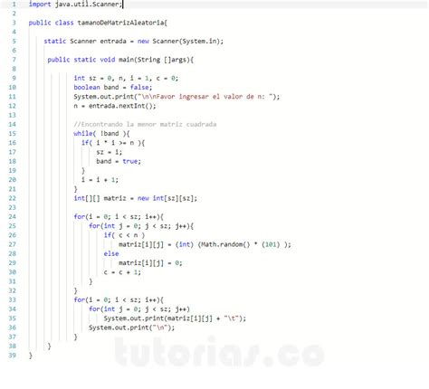arrays java tamaño de matriz aleatoria Tutorias co