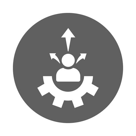 Premium Vector Management Opportunity Icon Gray Vector Graphics