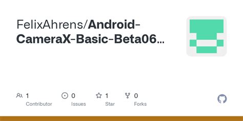 GitHub FelixAhrens Android CameraX Basic Beta Java