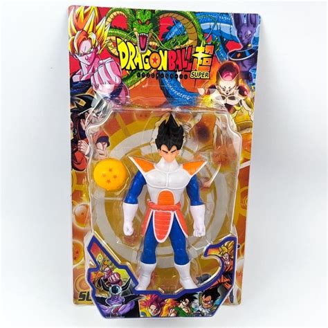 Boneco Brinquedo Figure Vegeta Saiyajin Saga Articulado Dragon Ball Z