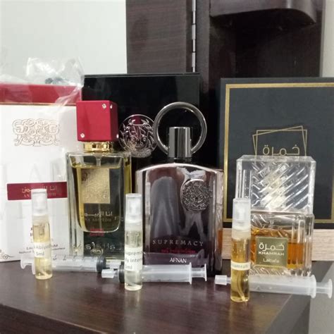 Perfume Decants Bundle Packages Lattafa Khamrah Afnan Supremacy Not