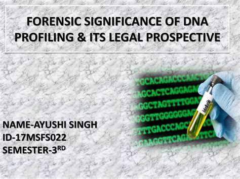 Forensic Dna Profiling Pptx Genealogy And Ancestry Hobbies And Interests