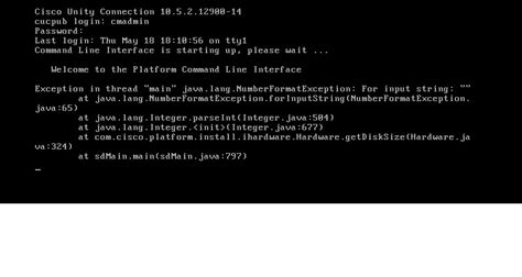 CUC Application Java Error Cisco Community