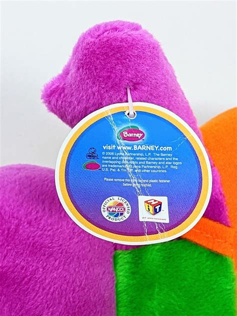 Vtg Barney Pumpkin Costume Plush Toy ~ Purple Dinosaur 2006 Lyons Nanco Nwt 4634715074