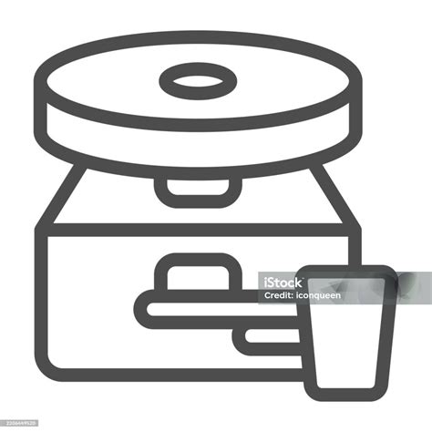 바퀴와 발 버튼 라인 아이콘 도자기 만들기 개념이있는 모터 벡터 그래픽입니다 흰색 배경에 점토 조각 기호에 대한 작업대 모바일 또는 웹 디자인을위한 개요 스타일 아이콘 검은