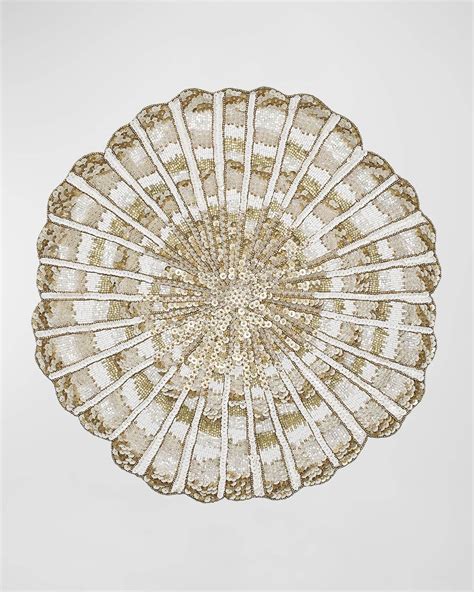 Kim Seybert Nautilus Beaded Placemat Horchow