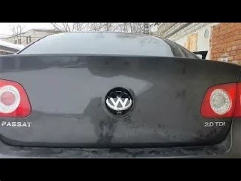 Камера заднего вида в значок VW. Passat b6, b7, CC - YouTube