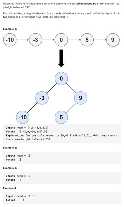 109 Convert Sorted List To Binary Search Tree Kickstart Coding