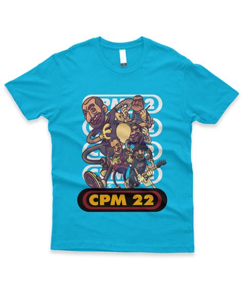 Camiseta Cpm 22 Cartoon Comprar Em Departamentstore