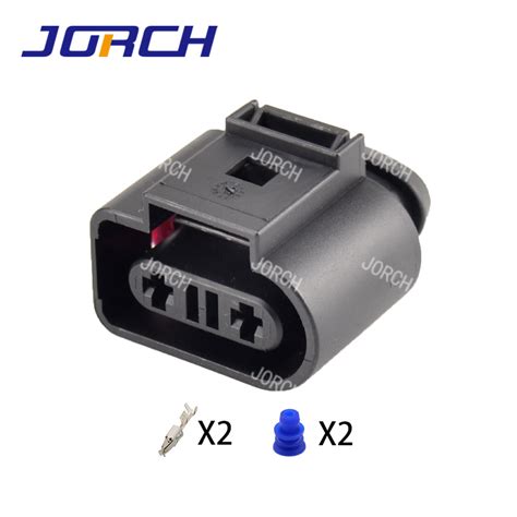 2 Pin 3 5mm Female Automotive Waterproof Connector Coolant Temperature Sensor Plug Connector