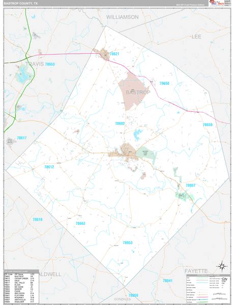 Bastrop County TX Maps