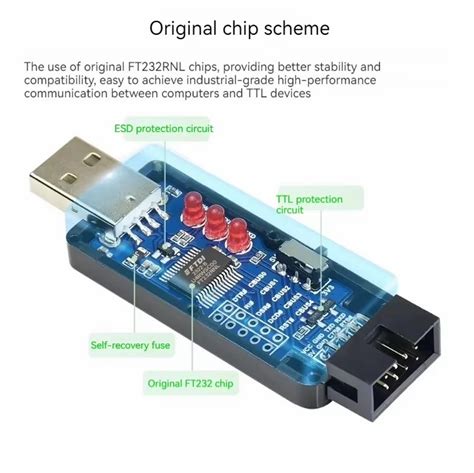 Waveshare Ft232 Industrial Uart Serial Module Usb To Ttl Original Ft232rnl Converter At ₹ 2500