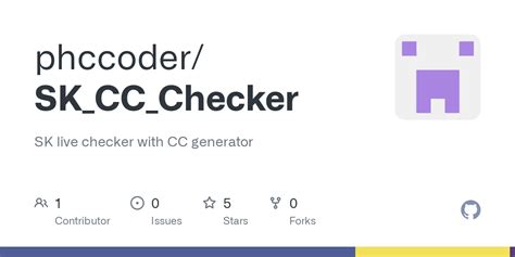GitHub Phccoder SK CC Checker SK Live Checker With CC Generator