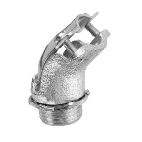 Crouse Hinds 737 Zinc Plated Malleable Iron Non Insulated 45 Degree
