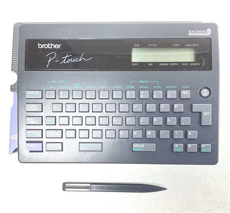 Lot Brother P Touch Electronic Labeling System
