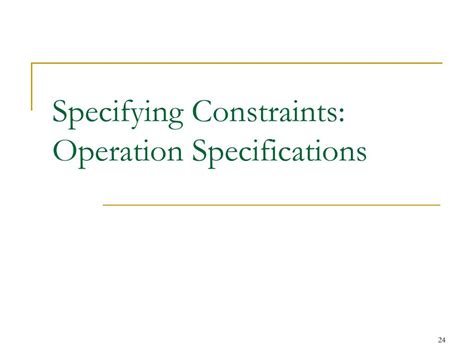 Ppt The Object Constraint Language Expressing Constraints In The Uml