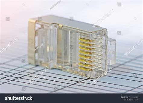 Rj Connector Connecting Ethernet Cable Electrical Stock Photo Shutterstock