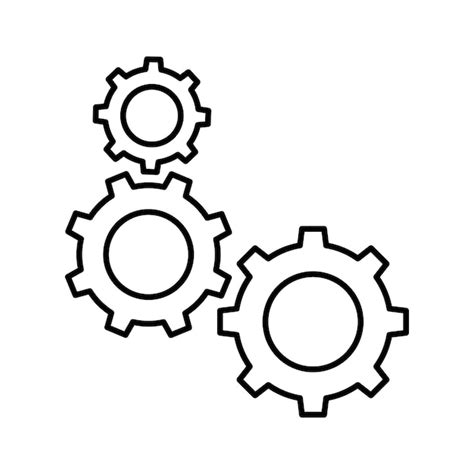 Premium Vector Settings Gears Flat Icon