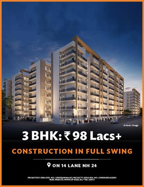 Eligo Wave City 3 Bhk Apartmentsflats For Sale In Ghaziabad Nh24