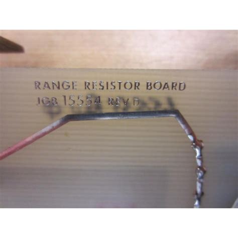 James G Biddle 15554 Range Resistor Board New No Box Mara Industrial