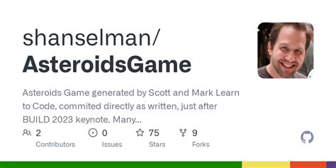 GitHub Shanselman AsteroidsGame Asteroids Game Generated By Scott And Mark Learn To Code
