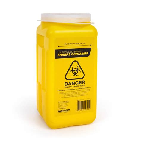 Sharps Container 1 4 Litre National Salon Supplies